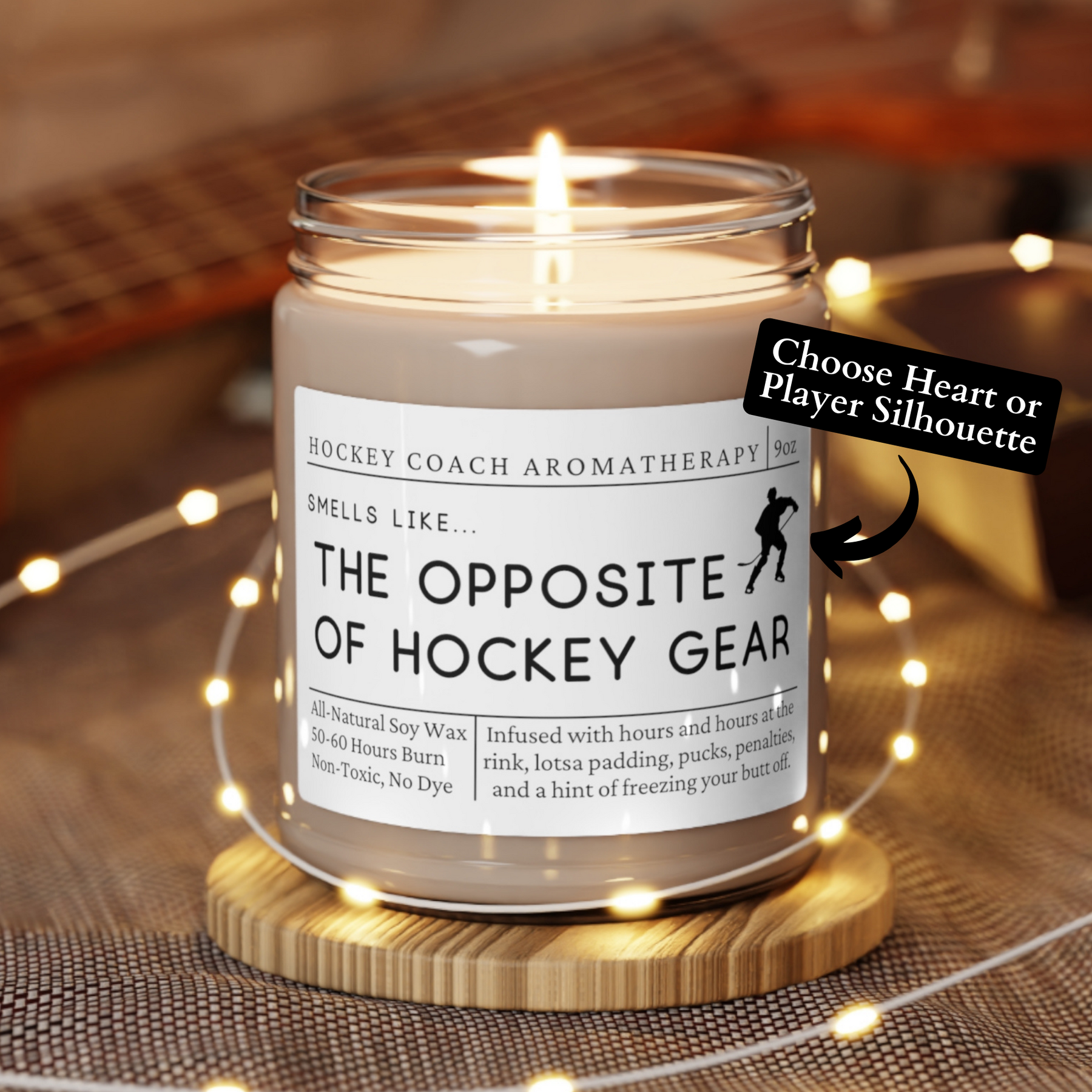 Hockey Coach Candle - Smells Like the Opposite of Hockey Gear – Luna ...